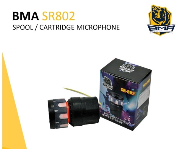 Spool Microphone BMA SR 802 / Spul / Spull / Cartridge Mic | Lazada Indonesia