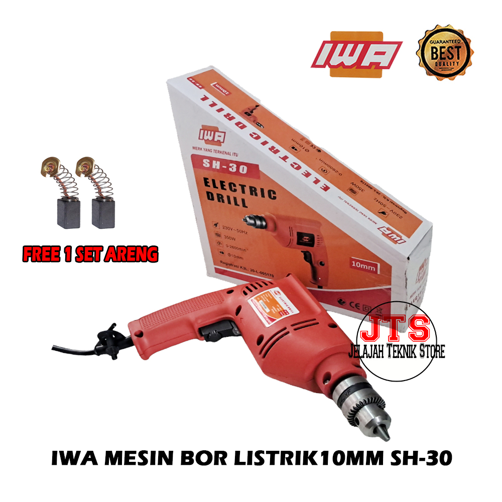 IWA SH-30 Mesin Bor Listrik Variable Bor Tangan Untuk Kayu Besi Bolak ...