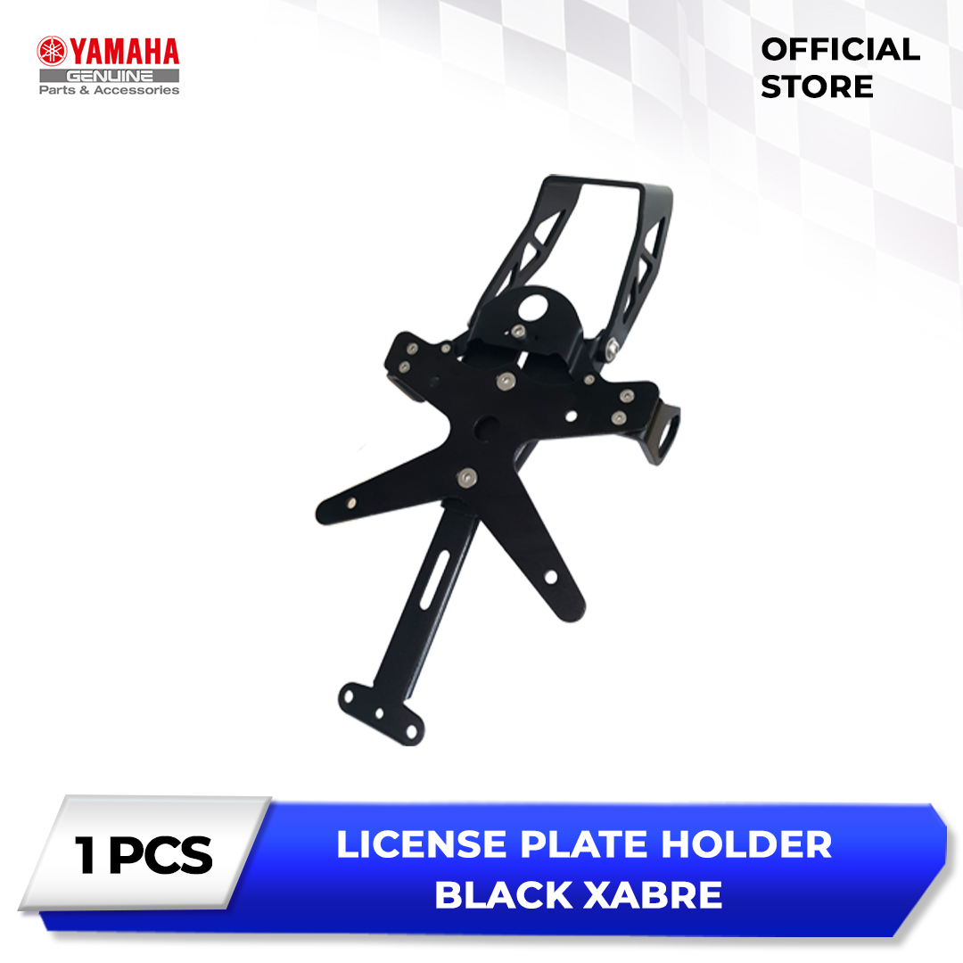 Yamaha License Plate Holder Black XABRE | Lazada Indonesia