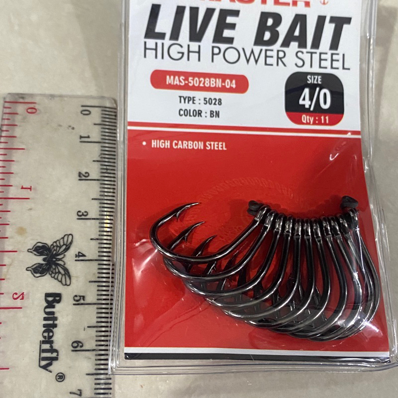 Kail Pancing Laut Live Bait Master High Carbon Steel | Lazada Indonesia