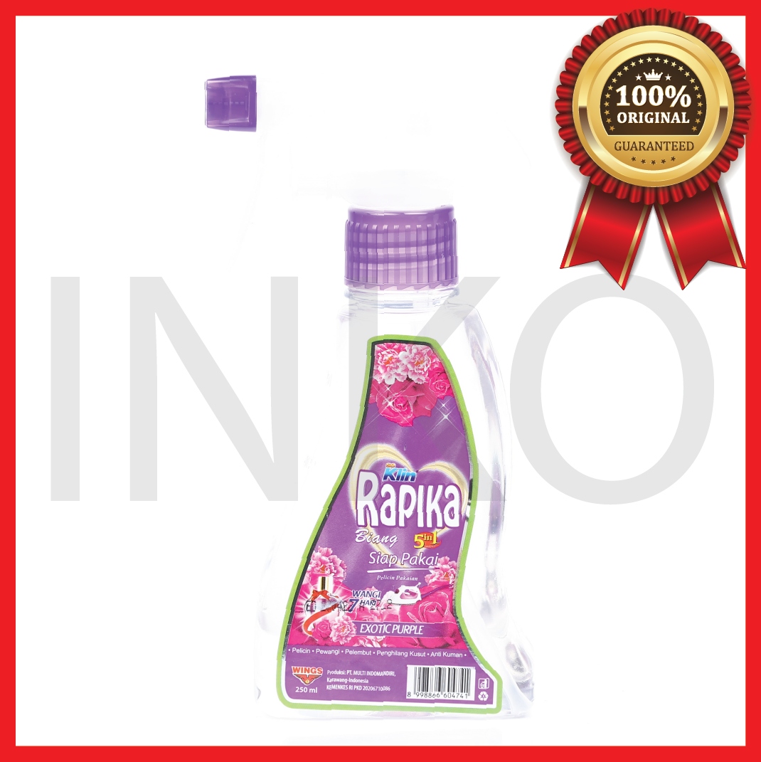 RAPIKA BIANG 5IN1 PELICIN PEWANGI EXOTIC PURPLE UNGU BOTOL SEMPROT ...