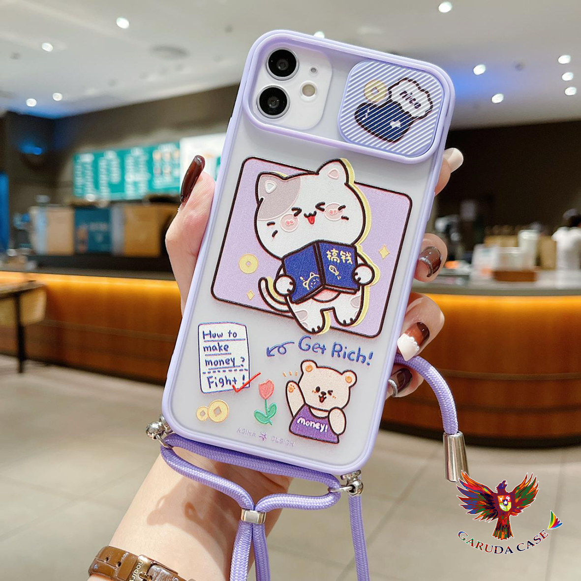 GRC Case casing Slingcase Slide Kamera Karakter Tali Lanyard Sling ...