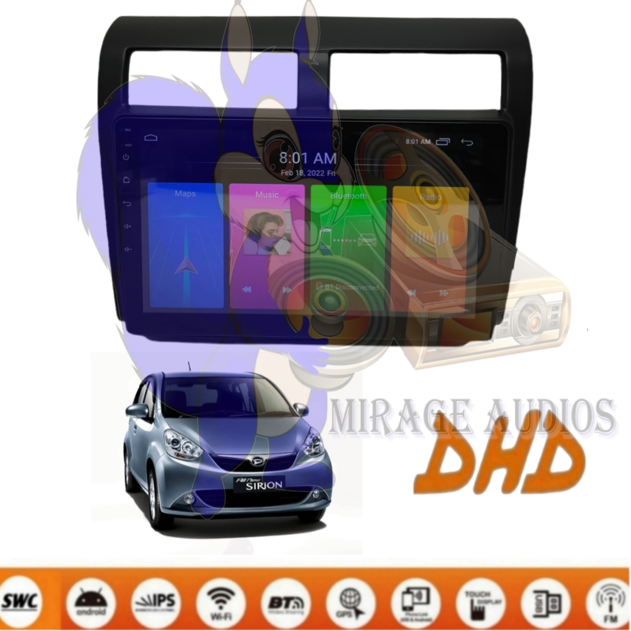 Head Unit Android DHD Sirion 2011 - 2014 10 inch plug and play | Lazada ...