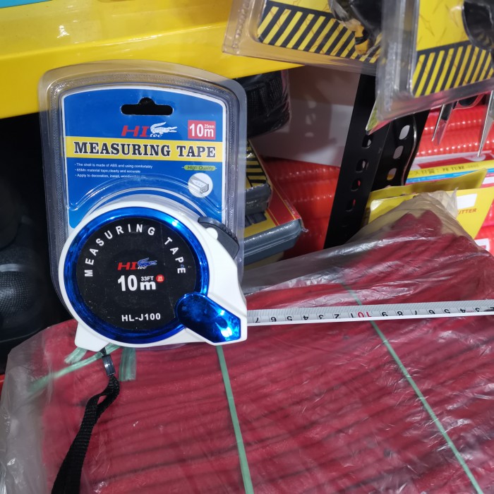 meteran tarik otomatis 10 meter hi tech meteran tangan | Lazada Indonesia