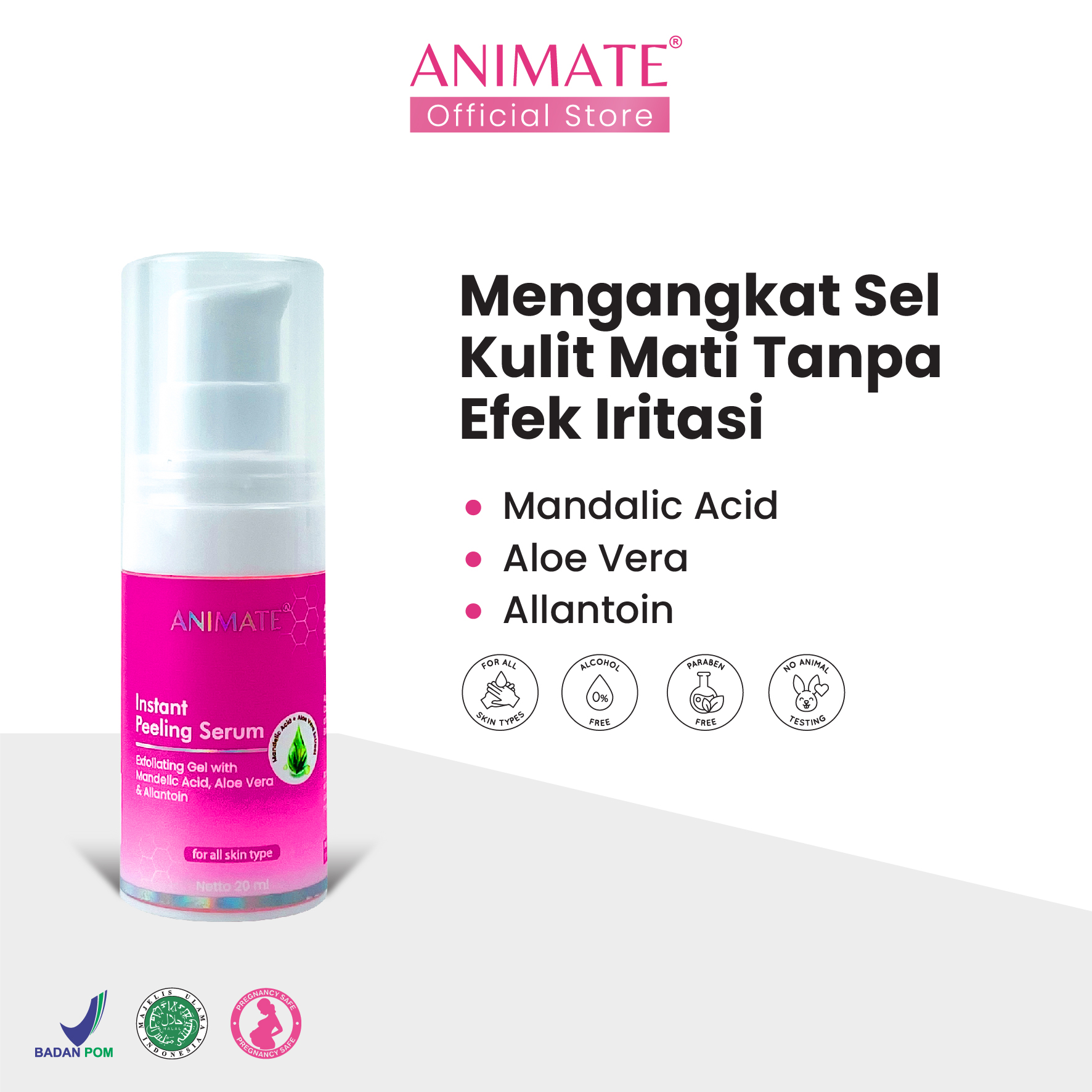 Animate Instant Peeling Serum 20ml | Lazada Indonesia