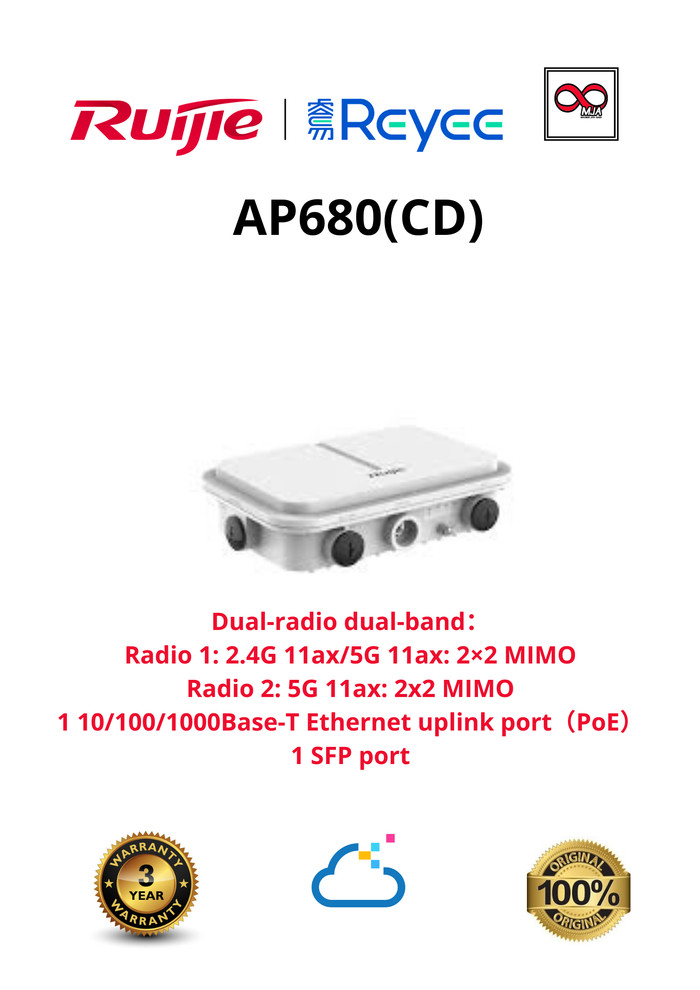 Ruijie RG-AP680(CD) Outdoor Access Point | Lazada Indonesia