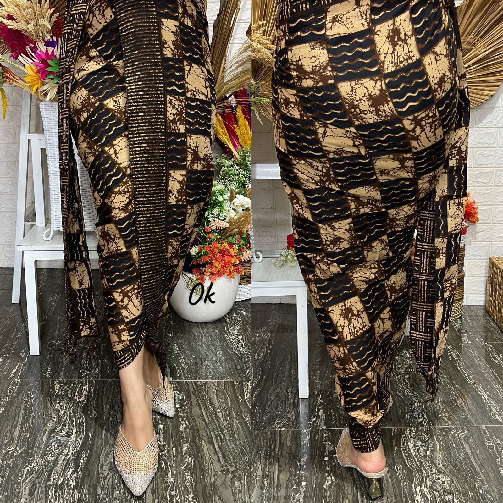kamen batik lembaran set dengan selendang murah kamen lembaran batik ...