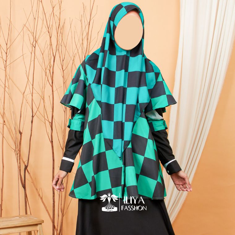 OUTER Gamis Anime - TANJIRO Kamado KIMETSU NO YAIBA | Rompi Luaran ...