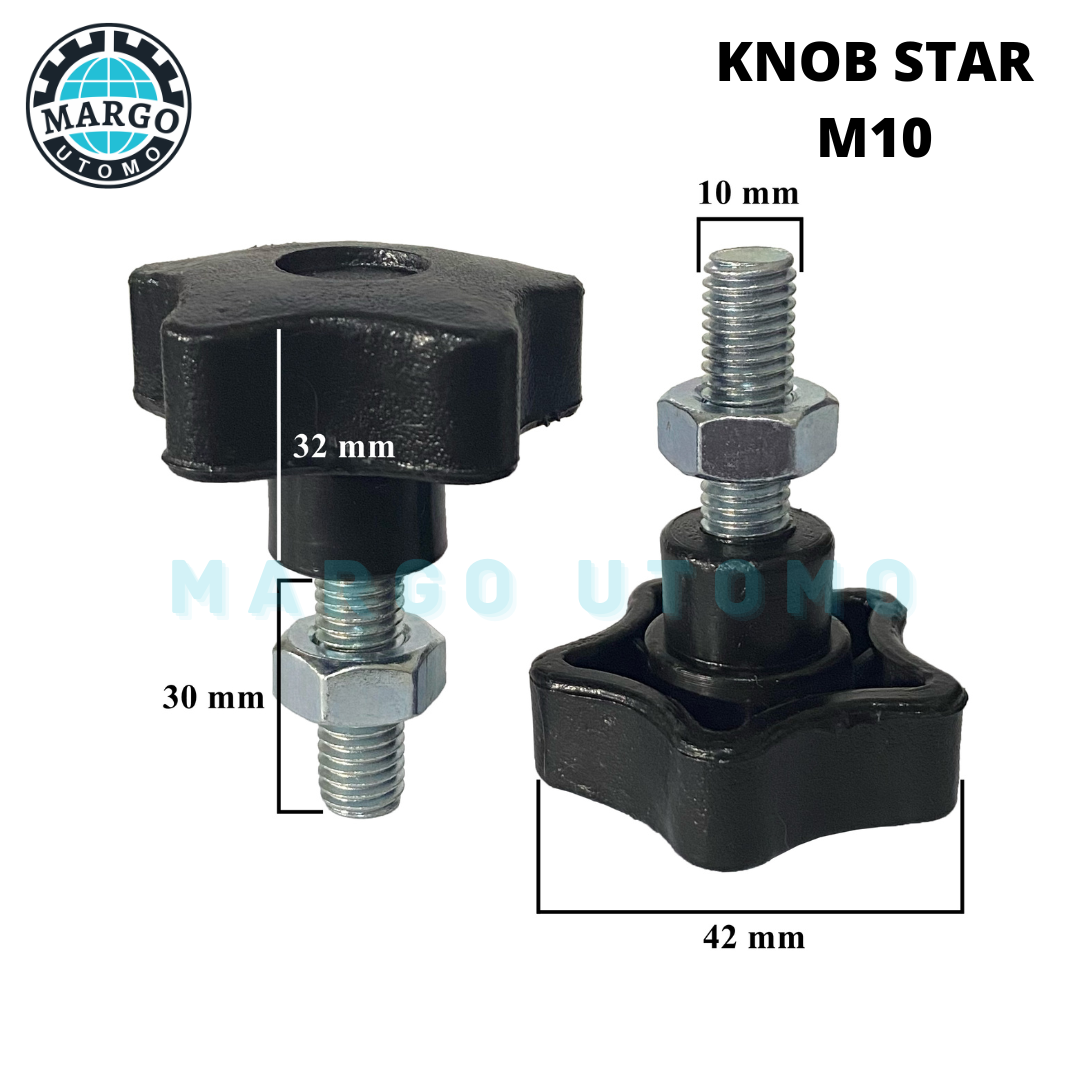 Knob Star Adjuster Baut Pengencang M10 T30 | Lazada Indonesia