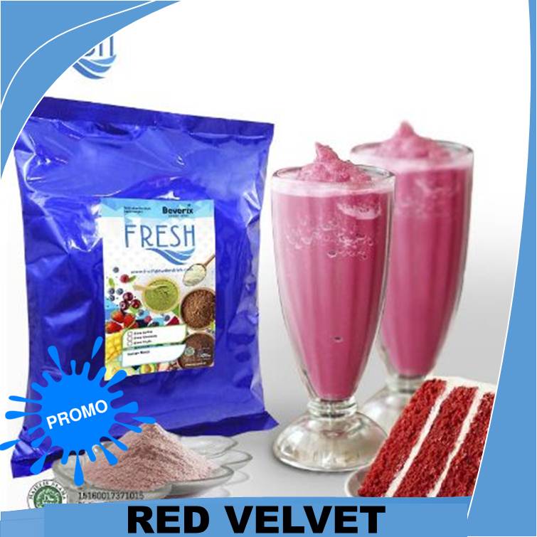 BUBUK RED VELVET SERBUK MINUMAN ANEKA RASA PREMIUM KEMASAN 1Kg | Lazada ...
