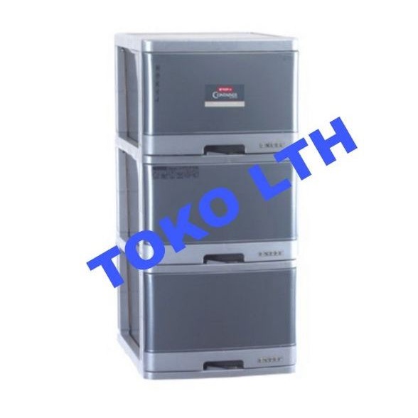 LEMARI PLASTIK SUSUN 3 LACI CONNER EXCEL L3 XC-6 XC6 | Lazada Indonesia