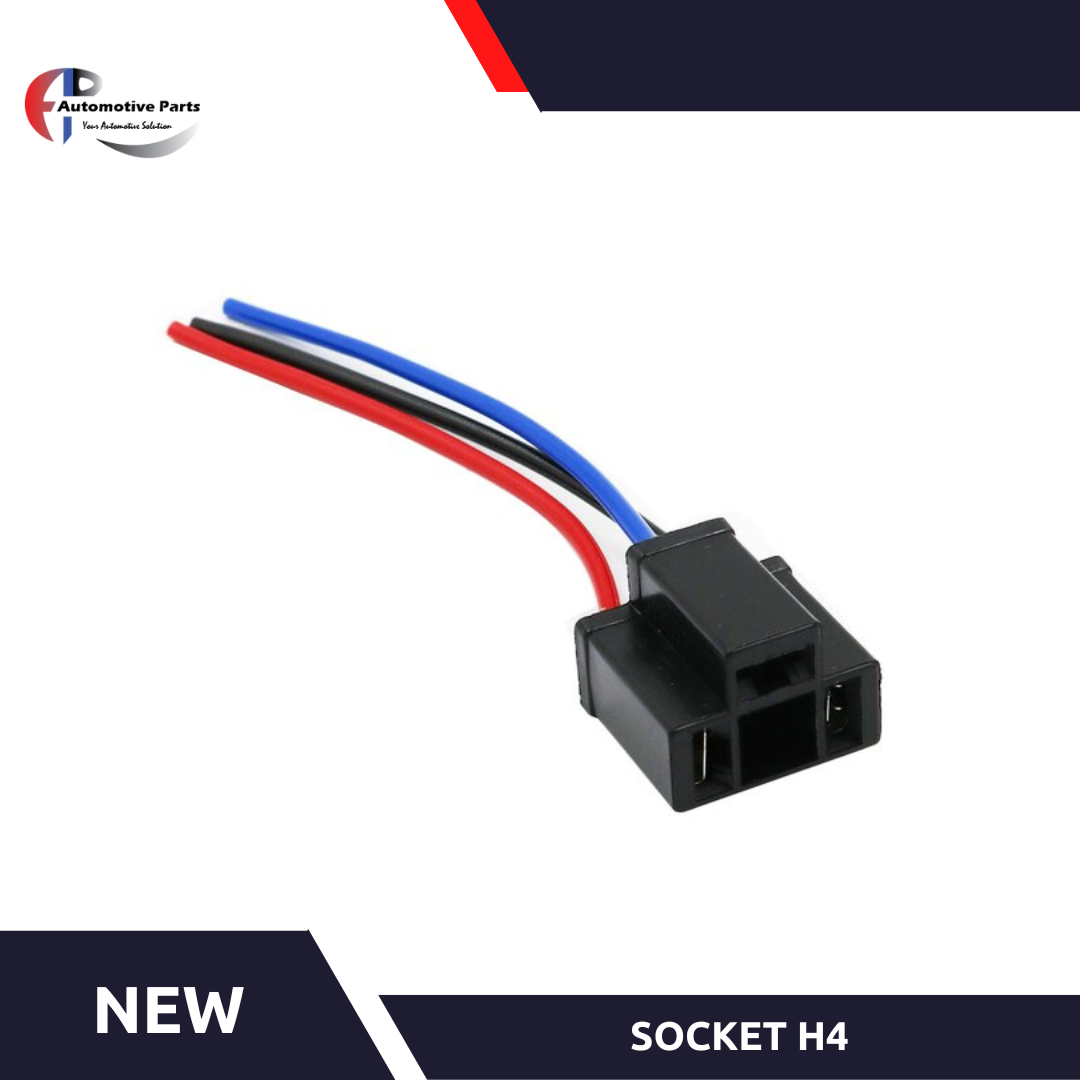 SOCKET H4 FITING BETINA SAMBUNGAN LAMPU BESAR UNIVERSAL UTILUX | Lazada ...