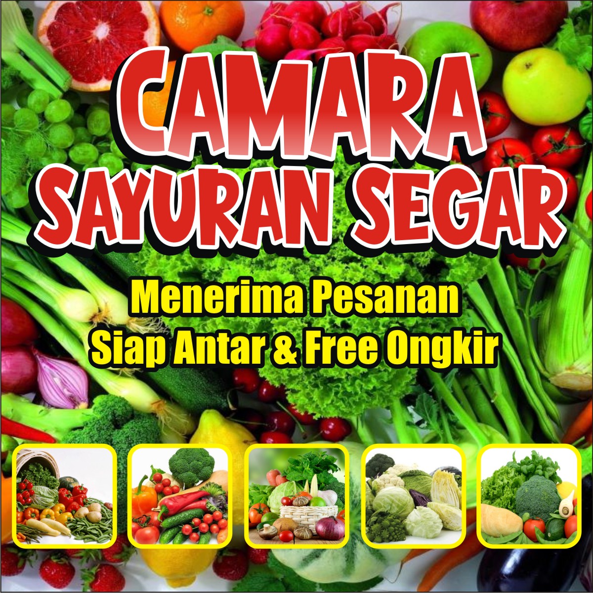 Spanduk Warung Sayuran Bisa Custom Suka-suka dan Free Desain | Lazada ...