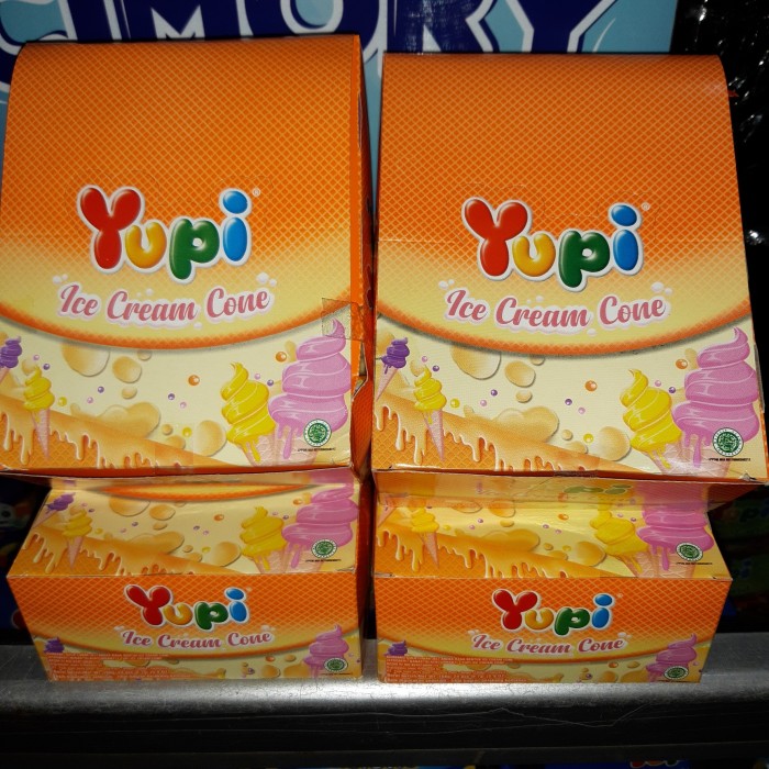 Yupi Box Ice Cream Cone / Permen enak / Permen Yupi / Cemilan Ringan ...