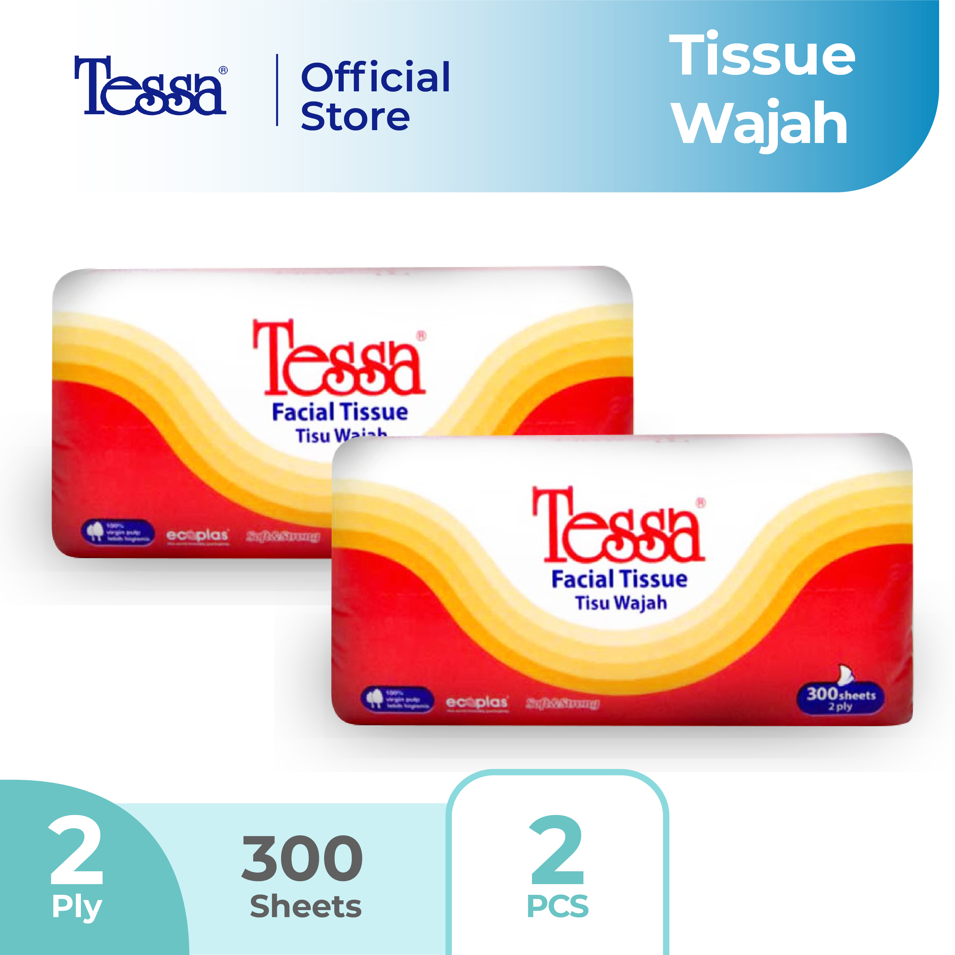 Tissue Tessa Facial SP 300s 2p PA | Lazada Indonesia