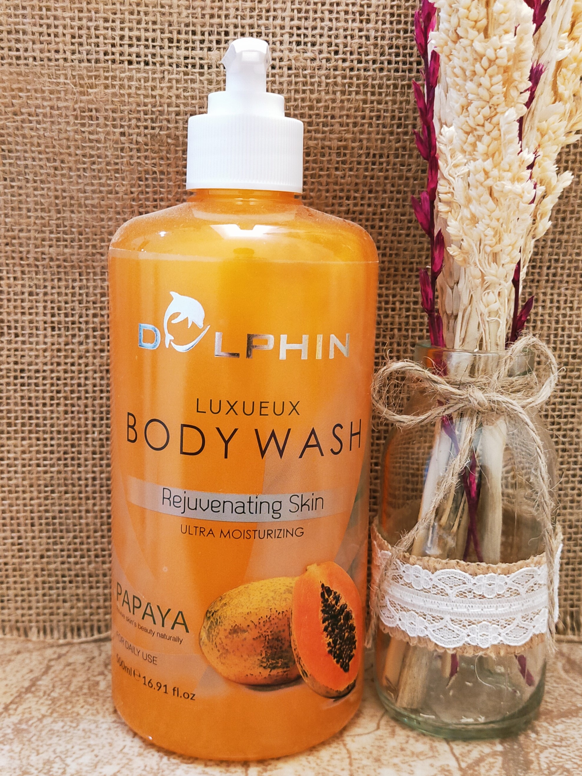 Sabun Dolphin PAPAYA 500ml ORIGINAL WAJIB NAMBAH BUBBLE | Lazada Indonesia