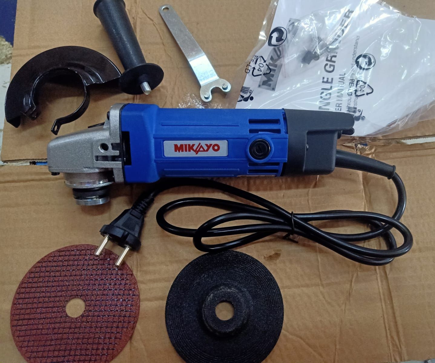 M.U 88 GARANSI 100% ANGLE GRINDER Mikayo RH435-2 GERINDA TANGAN GURINDA ...