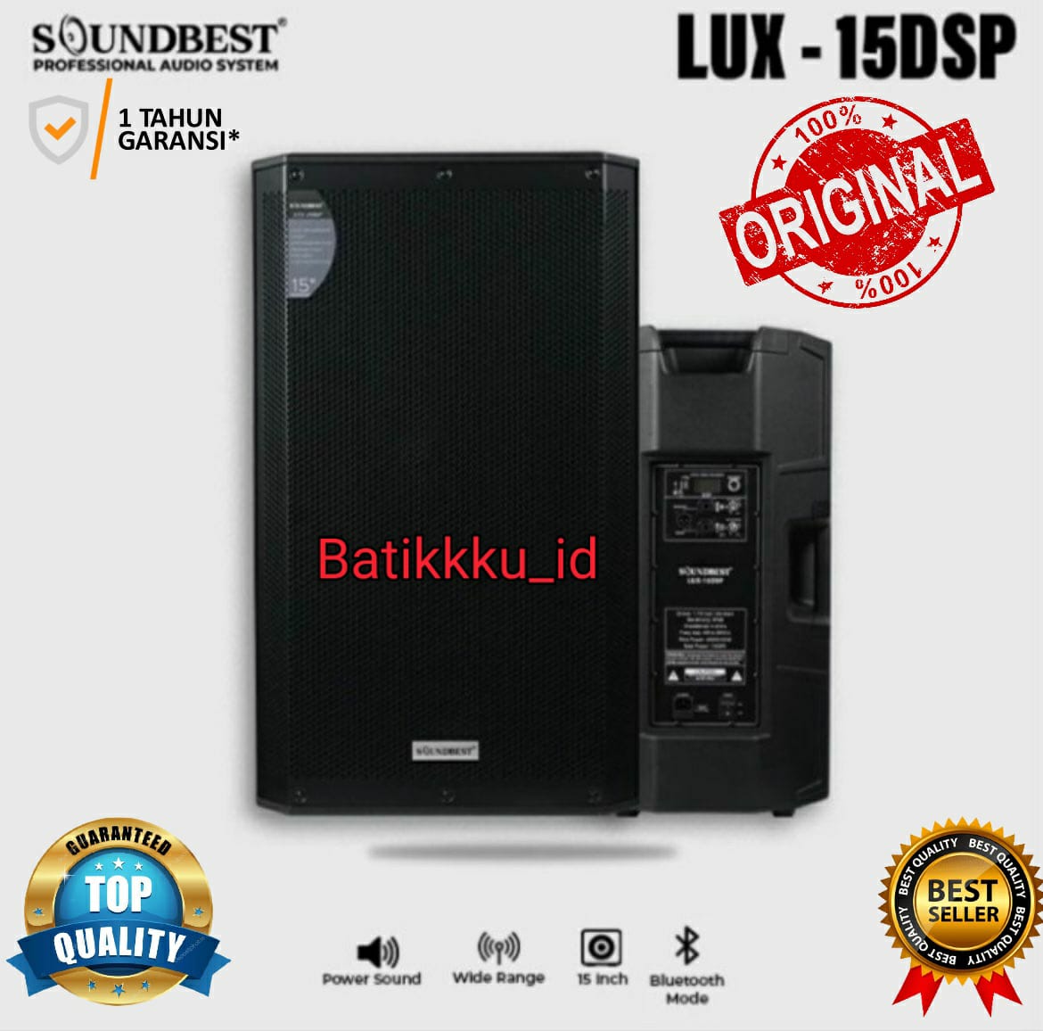 [ORIGINAL] SPEAKER AKTIF SOUNDBEST LUX 15 DSP LUX15DSP LUX15 DSP ORIGINAL 15 INCH | Lazada Indonesia