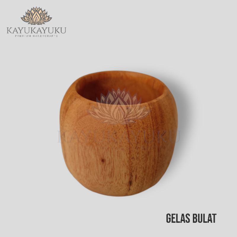 Gelas Kayu / Mug Kayu / Cangkir Kayu Premium 10 Cm | Lazada Indonesia
