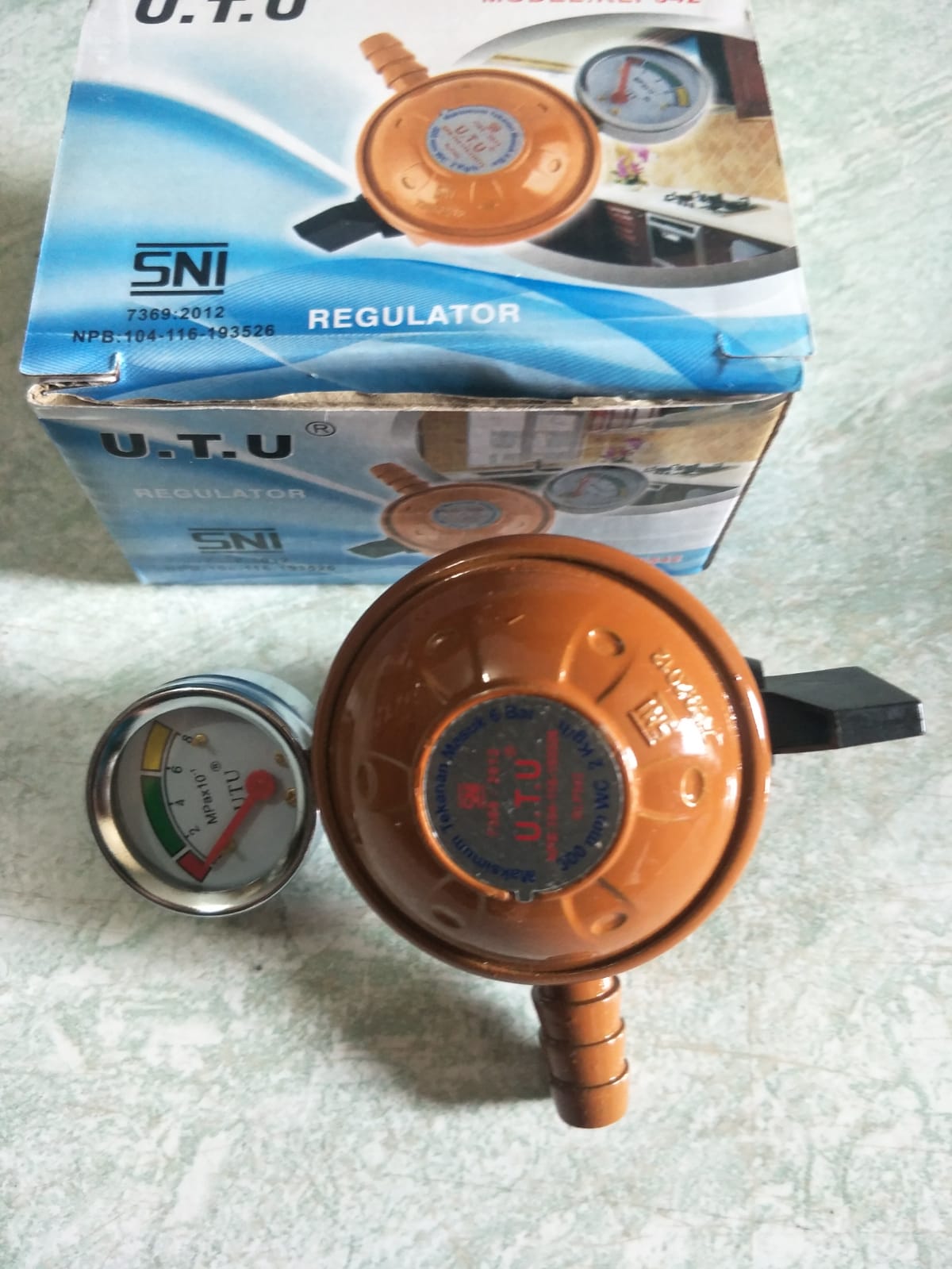 regulator tekanan rendah utu series - regulator kompor gas utu | Lazada ...