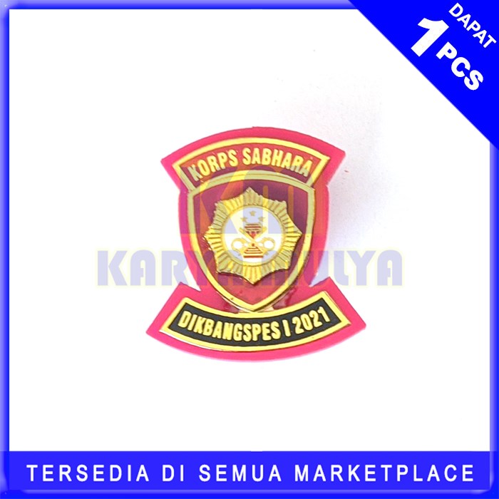 Pin Bros Korps Sabhara - Lencana Logo Korps Sabhara Dikbangspes - Karya ...