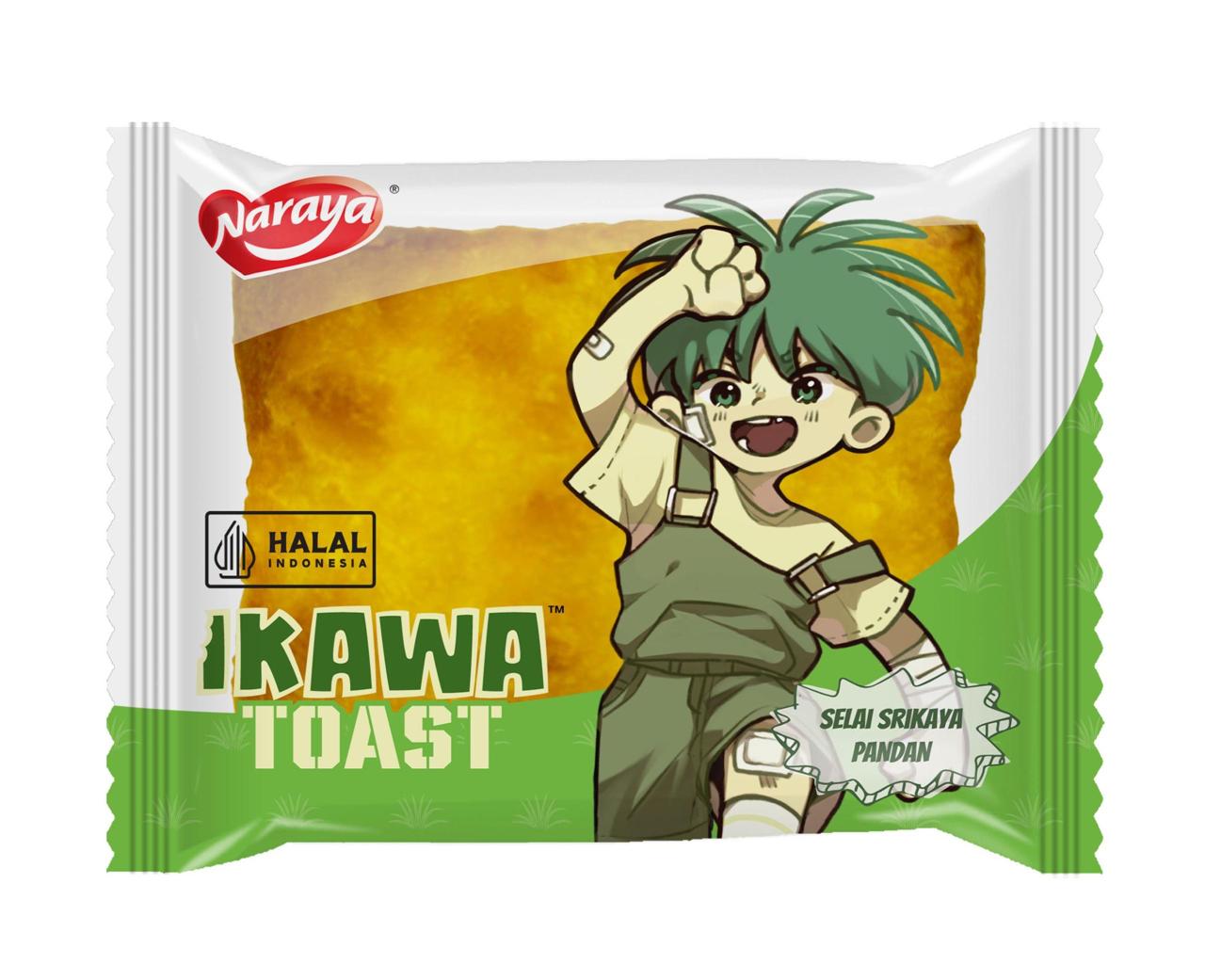 Naraya Ikawa Toast 60gr Roti Panggang Isi Cream Cheese Selai Cokelat ...