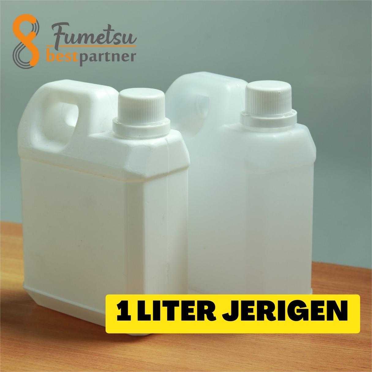 Jerigen Kemasan 1 Liter Kotak Pendek Kode Jerrycan Bahan HDPE (1 Paket ...