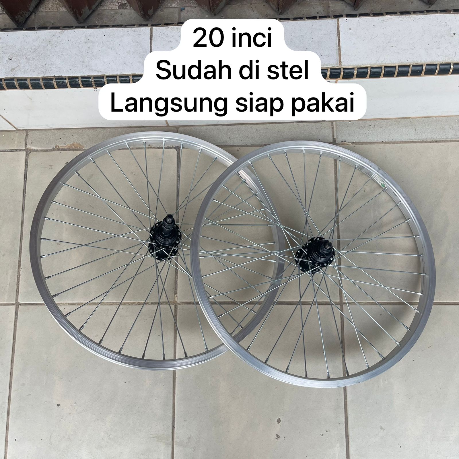 Wheelset Velg Sepeda 20 Inch MTB BMX Alloy Rims | Lazada Indonesia