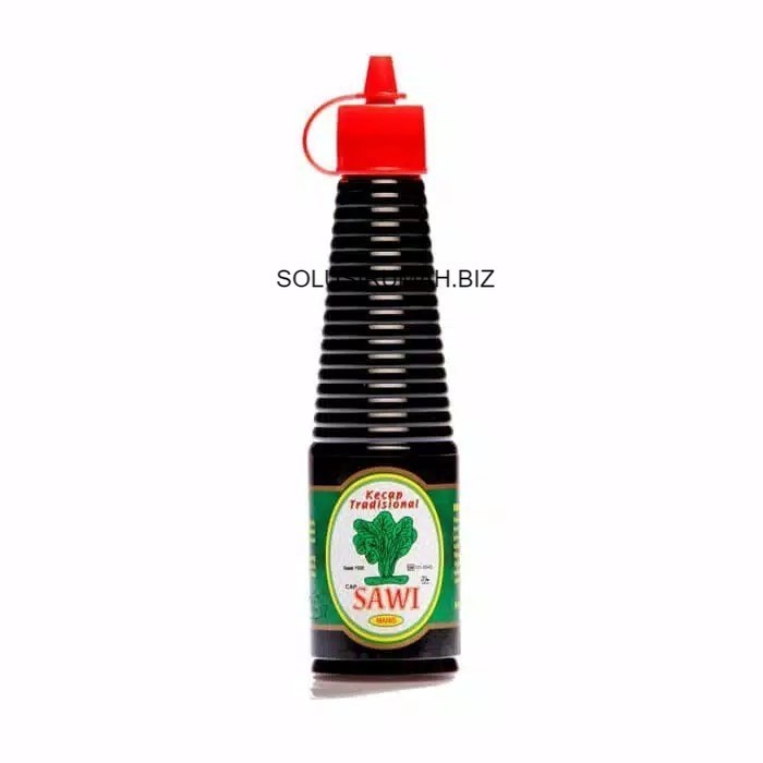 KECAP MANIS CAP SAWI 140ML PET BOTOL 140 ML KEMASAN BARU TJAP SAWI SOY ...