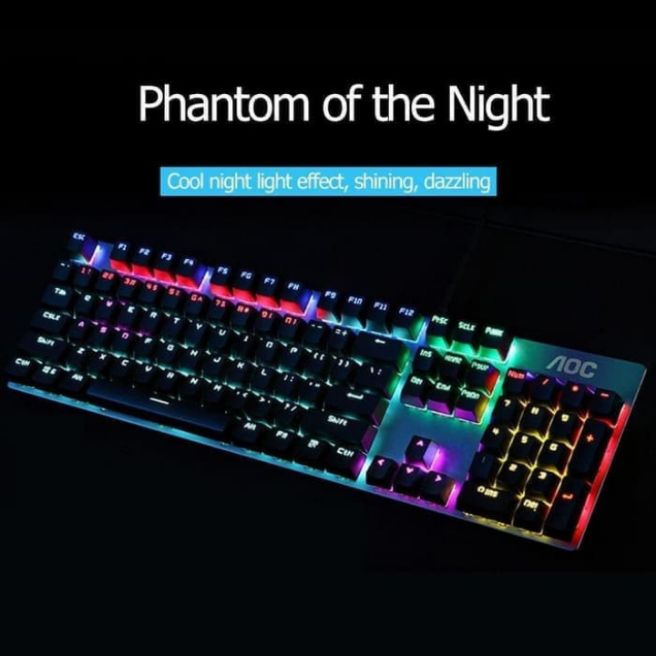 AOC GK410 Mechanical Gaming Keyboard Ori | Lazada Indonesia