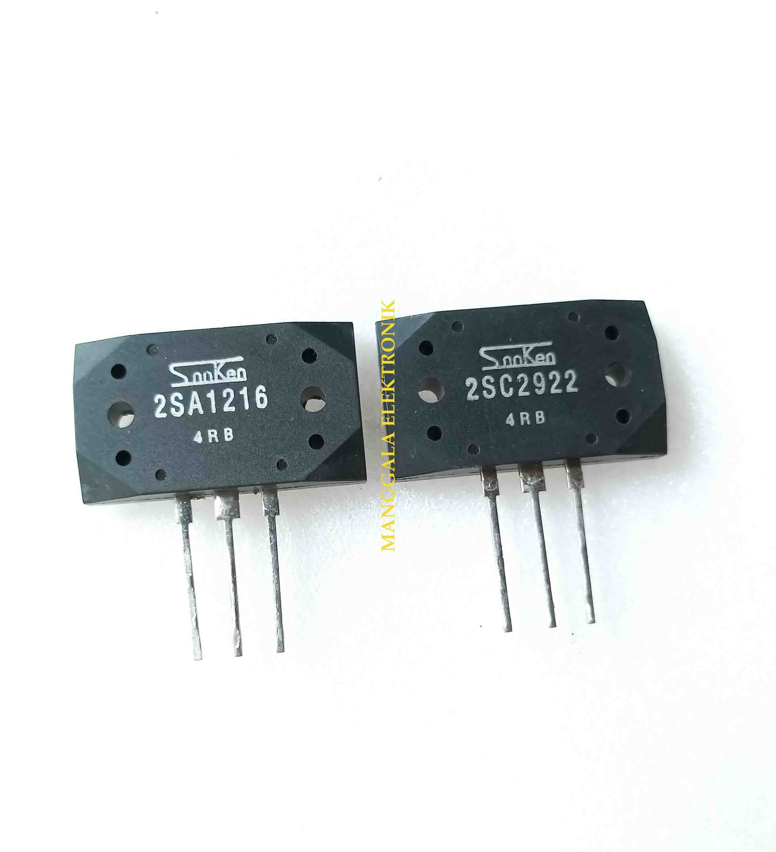 1 SET TRANSISTOR SANKEN 2SA1216 2SC2922 KODE 4RB 2922 1216 SANKEN 4RB | Lazada Indonesia