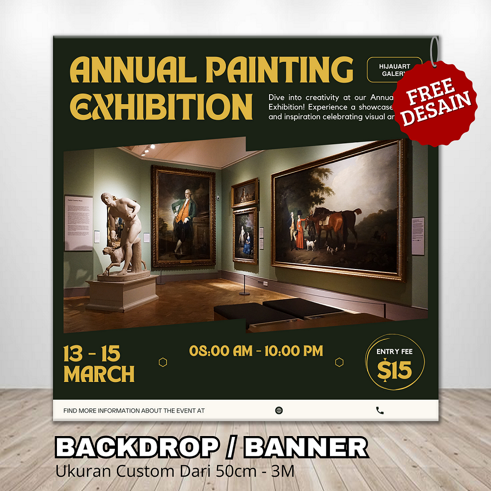 Backdrop / Banner Spanduk Custom Photo Event Backdrop Full Vinyl [ FREE ...