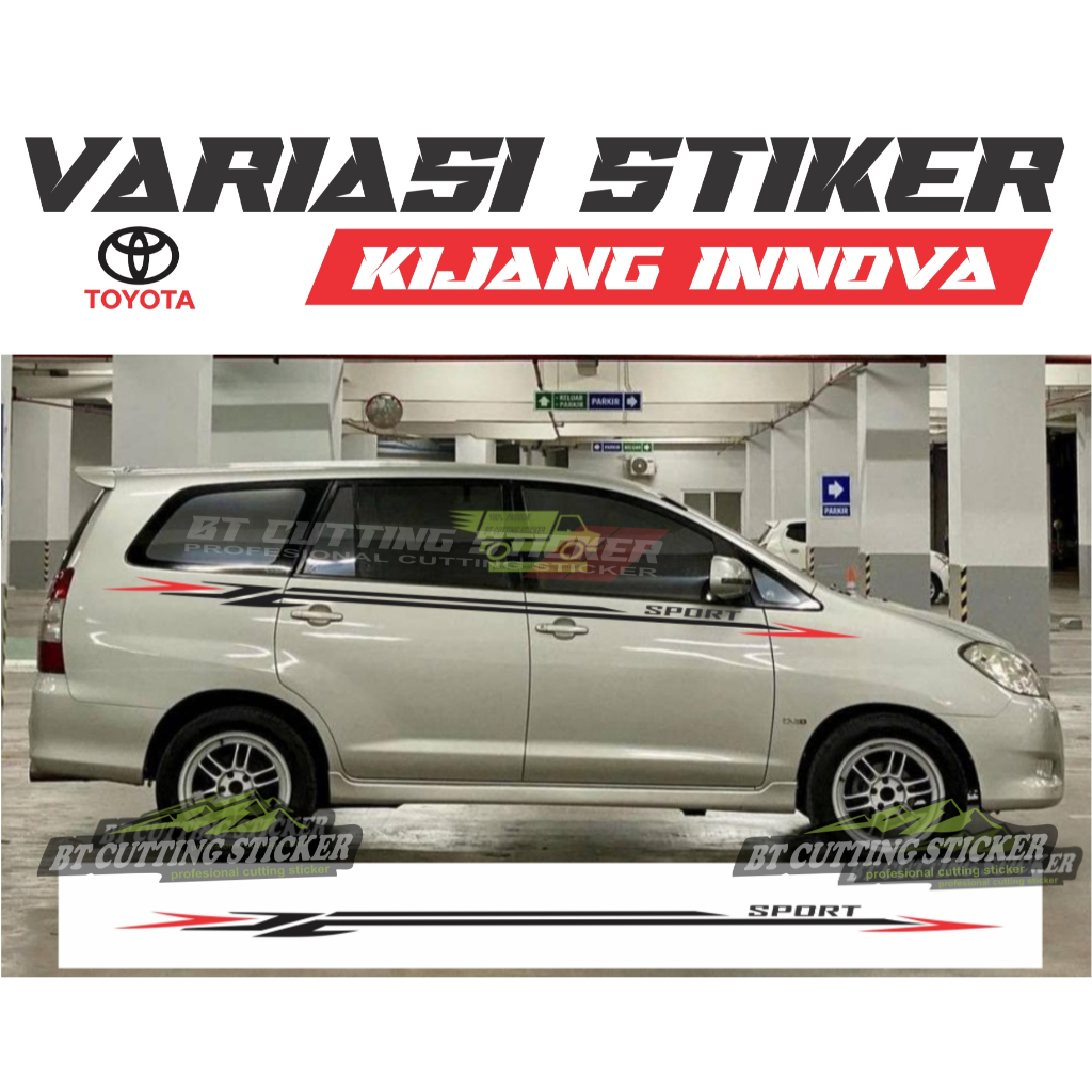 stiker kijang innova diesel sticker mobil innova striping toyota innova ...
