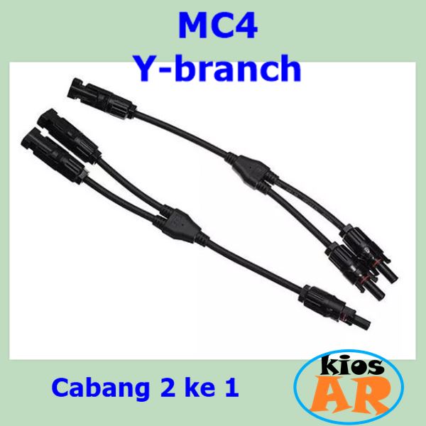Konektor MC4 Kabel Cabang Dua Y, Y Branch 2 ke 1 Panel Surya | Lazada Indonesia