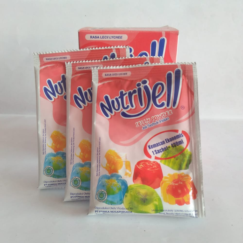 Nutrijell Rasa Leci 10 Gram 1 Dus | Lazada Indonesia