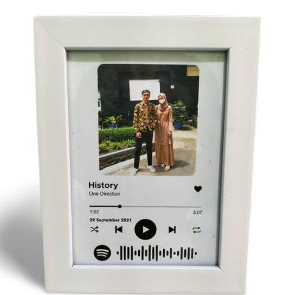 sporty music frame 3D pakai lampu plus music / kado ulang tahun cewek ...