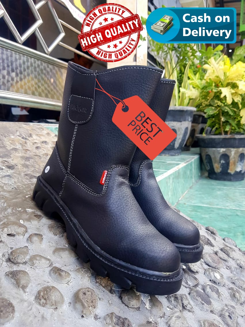 Sepatu Safety Pria Ujung Besi Sepatu Proyek Safety Boots Shoes Sepatu ...