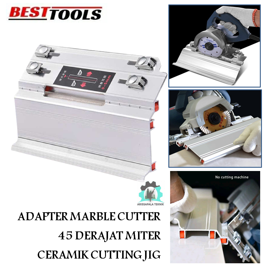 Adapter Mesin Potong Keramik Marble Cutter Miter Ceramic 45 Derajat ...