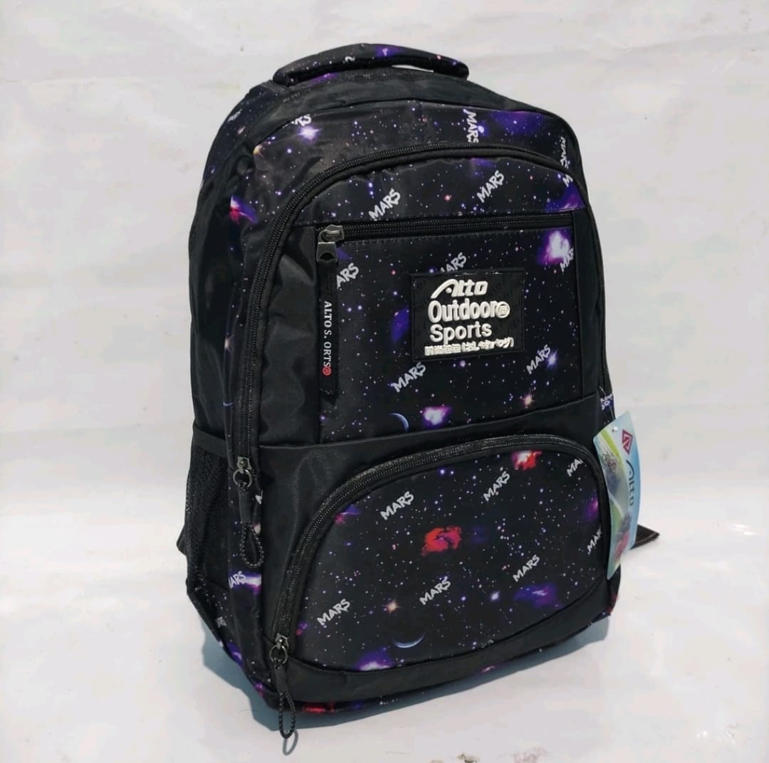 Tas Ransel Laki-laki SMP/SMA Alto FREE RAINCOAT Tas Ransel Sekolah Alto ...