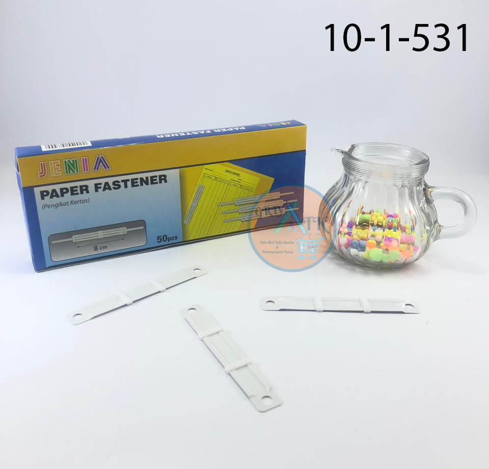 Paper Fastener Plastik Warna Putih Jenia | Lazada Indonesia