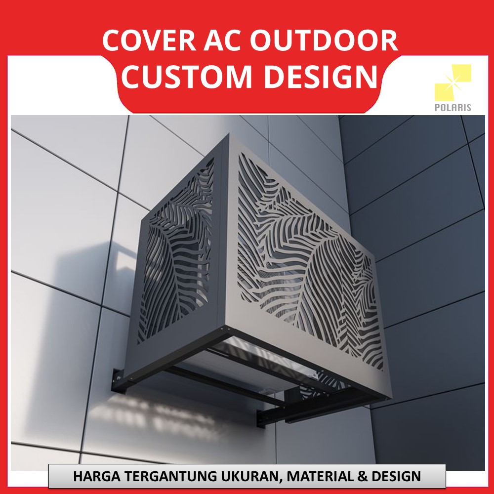 COVER AC OUTDOOR CUSTOM COVER AC UNIT CUTTING MOTIF - PENUTUP AC ...