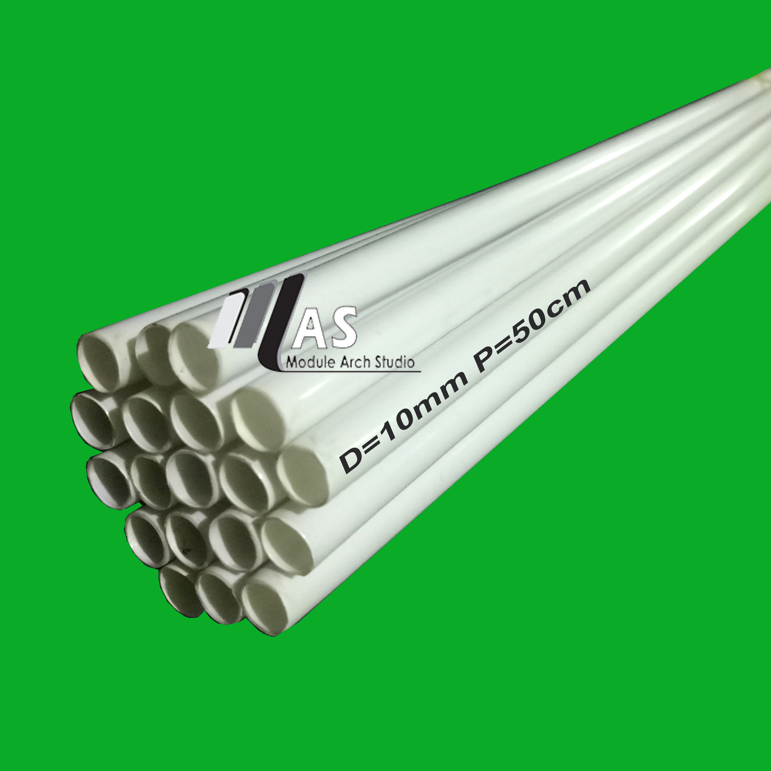 ABS Round Tube 10mm Length 50cm / Maket Pipa PVC Bulat Kosong | Lazada ...