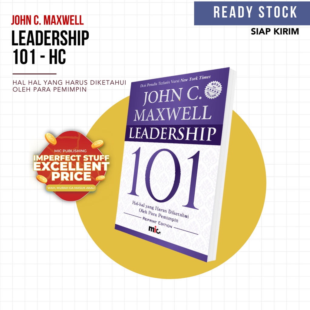 Mic Leadership 101 Edisi Revisi John C Maxwell Bahasa Indonesia