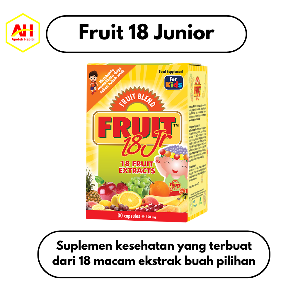 Fruit 18 Junior 30 Kapsul | Lazada Indonesia
