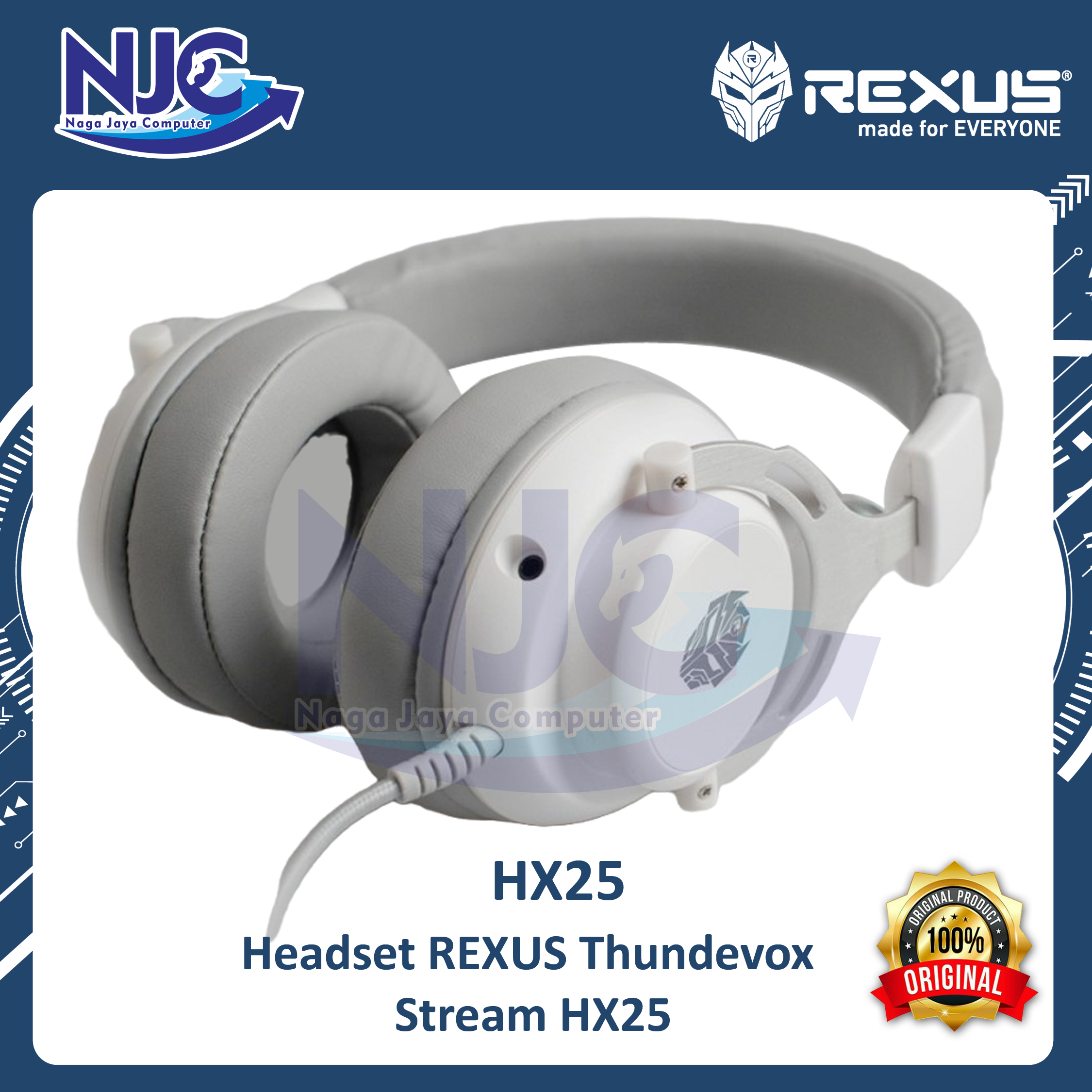 REXUS HEADSET GAMING THUNDERVOX STREAM HX25 | Lazada Indonesia