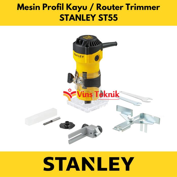 MESIN PROFIL KAYU ROUTER TRIMMER 550W STANLEY ST55 ST 55 mesin profil ...
