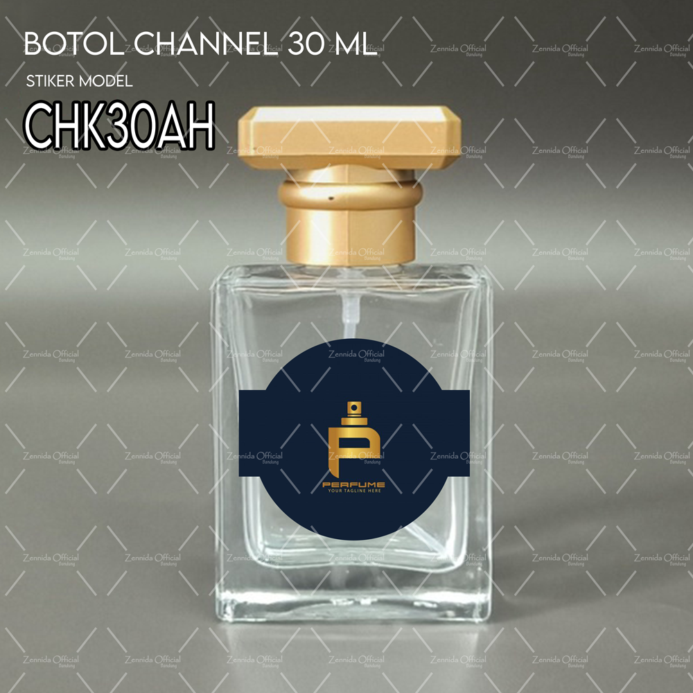 Stiker Label Khusus Botol Parfum Chanel 30 ml Sticker Parfume Custom ...