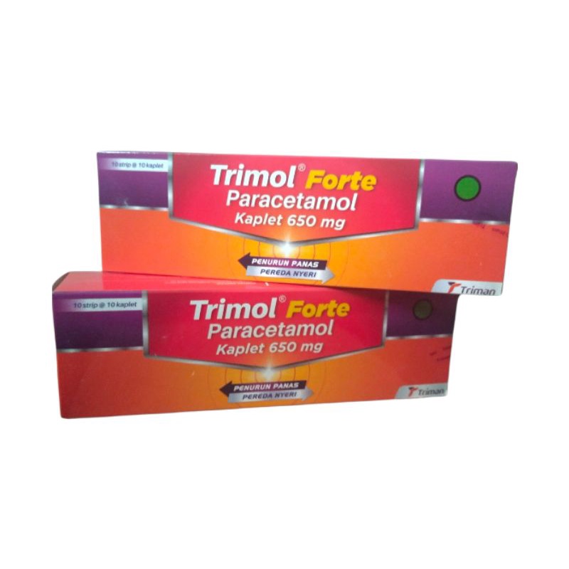 Trimol Forte 650 Mg Kaplet Triman | Lazada Indonesia