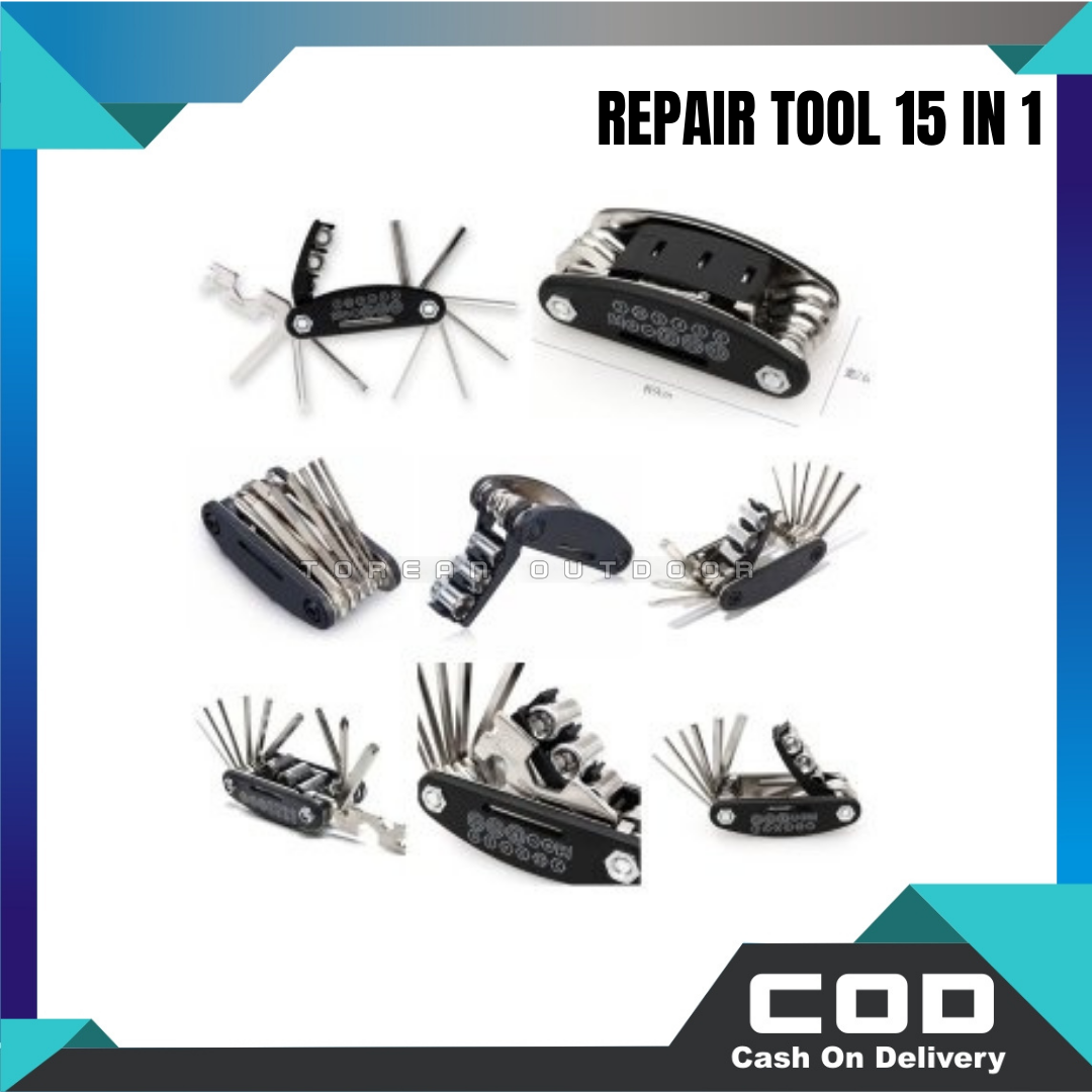 Deskripsi Wajib Dibaca!!! KNIFEZER Multifunctional 15 in 1 EDC Repair ...