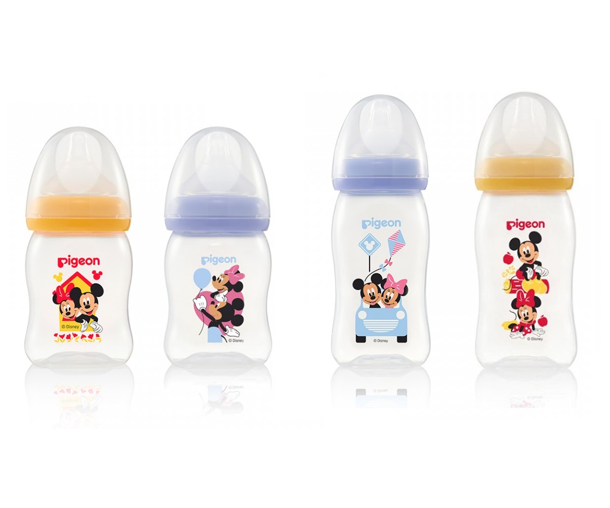 Botol Susu Pigeon Wide Neck Mickey 160ml / 240ml Soft Touch dan Anti Kolik | Lazada Indonesia